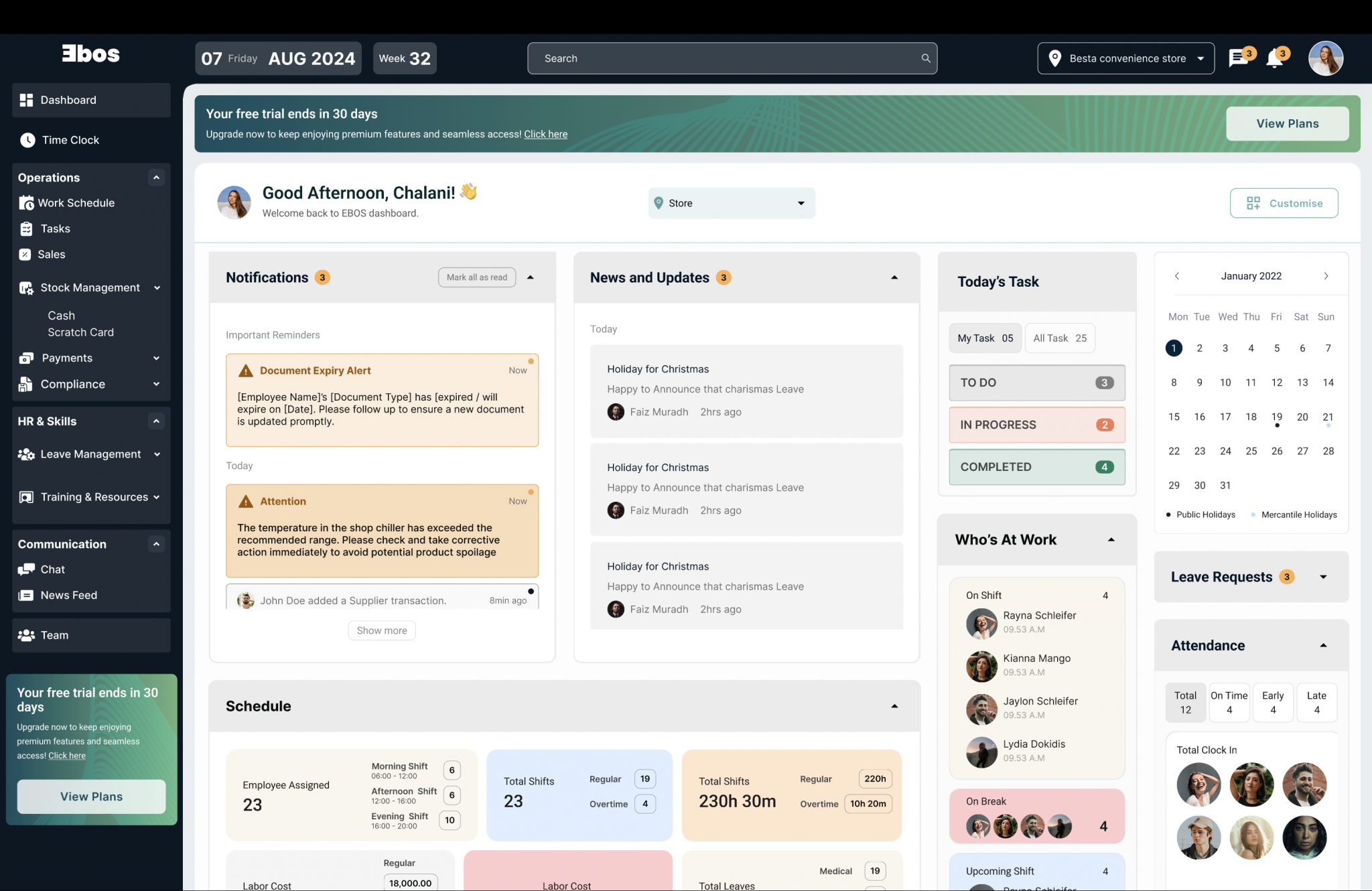 EBOS – Efficient Business Operating System